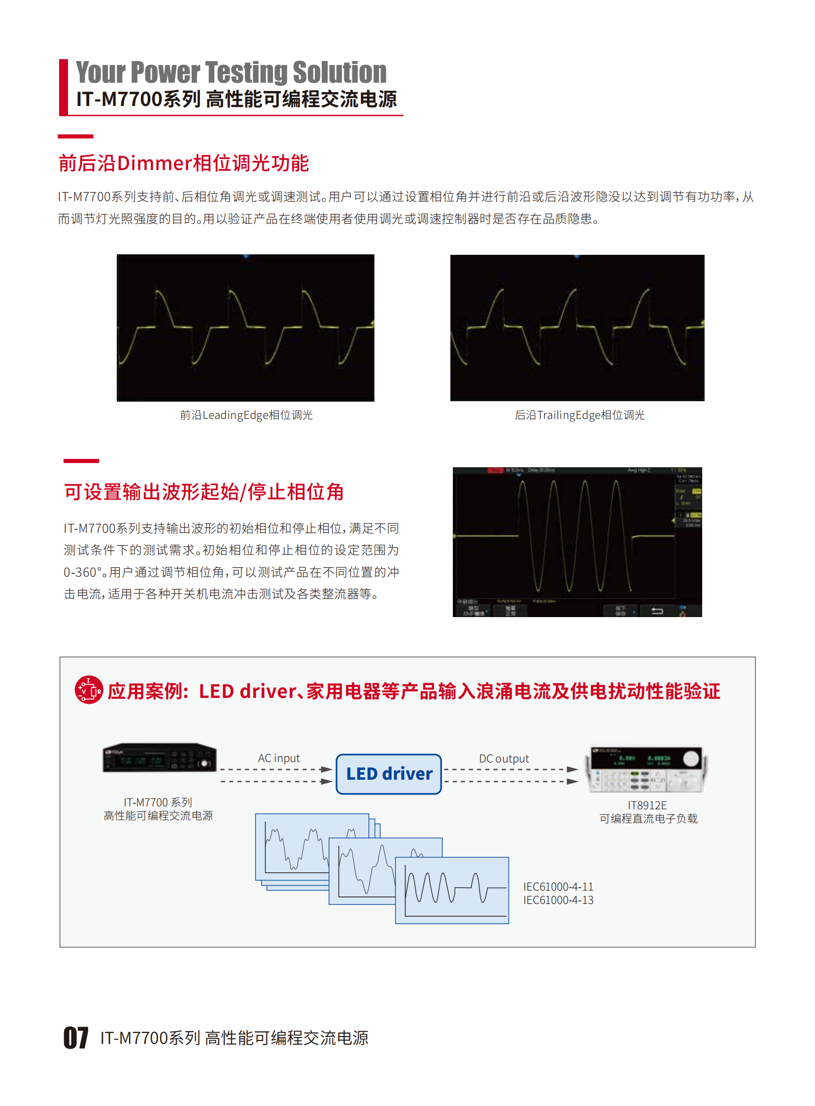 ITECH艾德克斯 高性能可编程交流电源 IT-M7700系列 - 广州市君翔仪器仪表有限公司