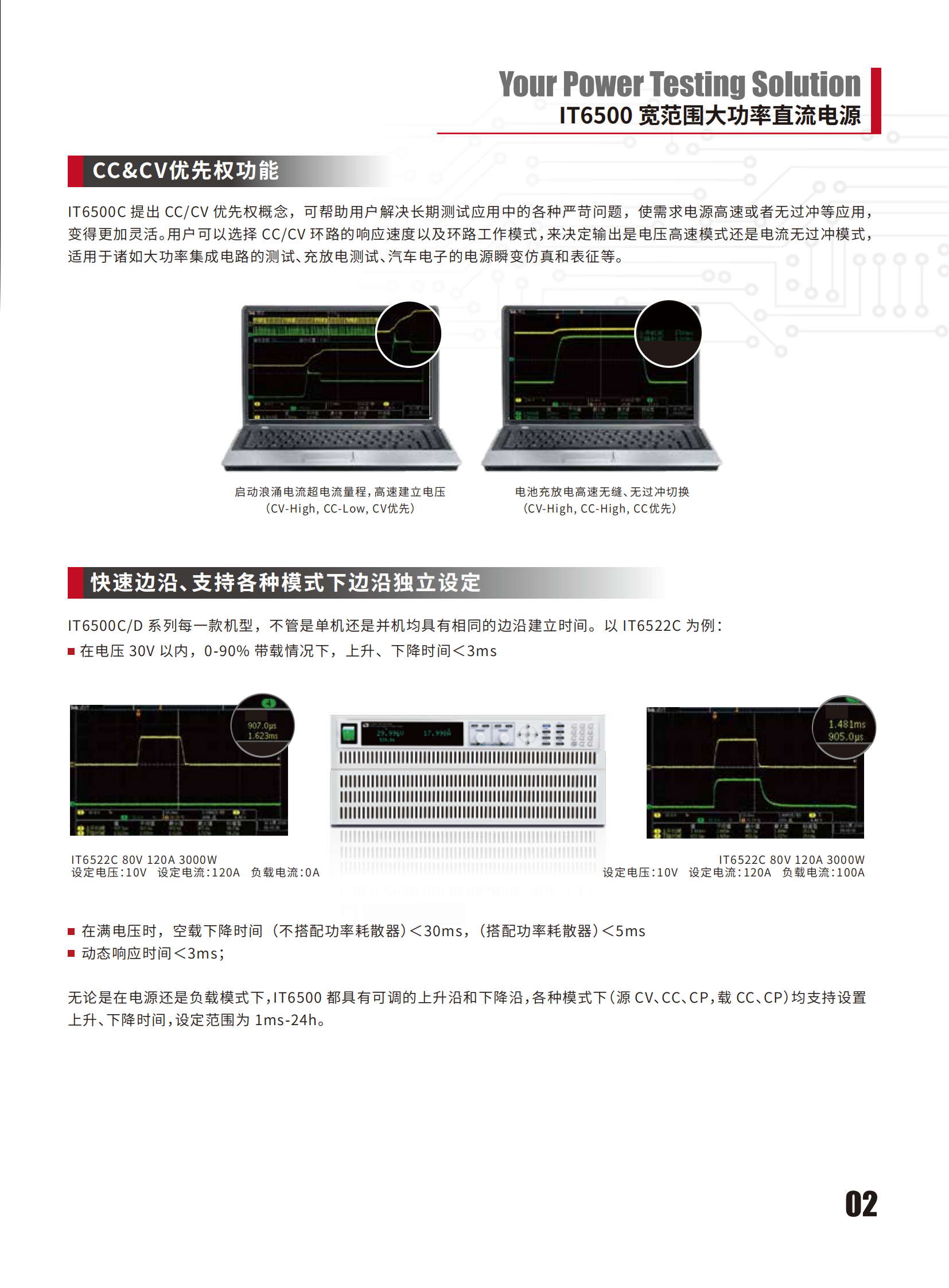 ITECH艾德克斯 宽范围大功率可编程直流电源 IT6500系列 - 广州市君翔仪器仪表有限公司